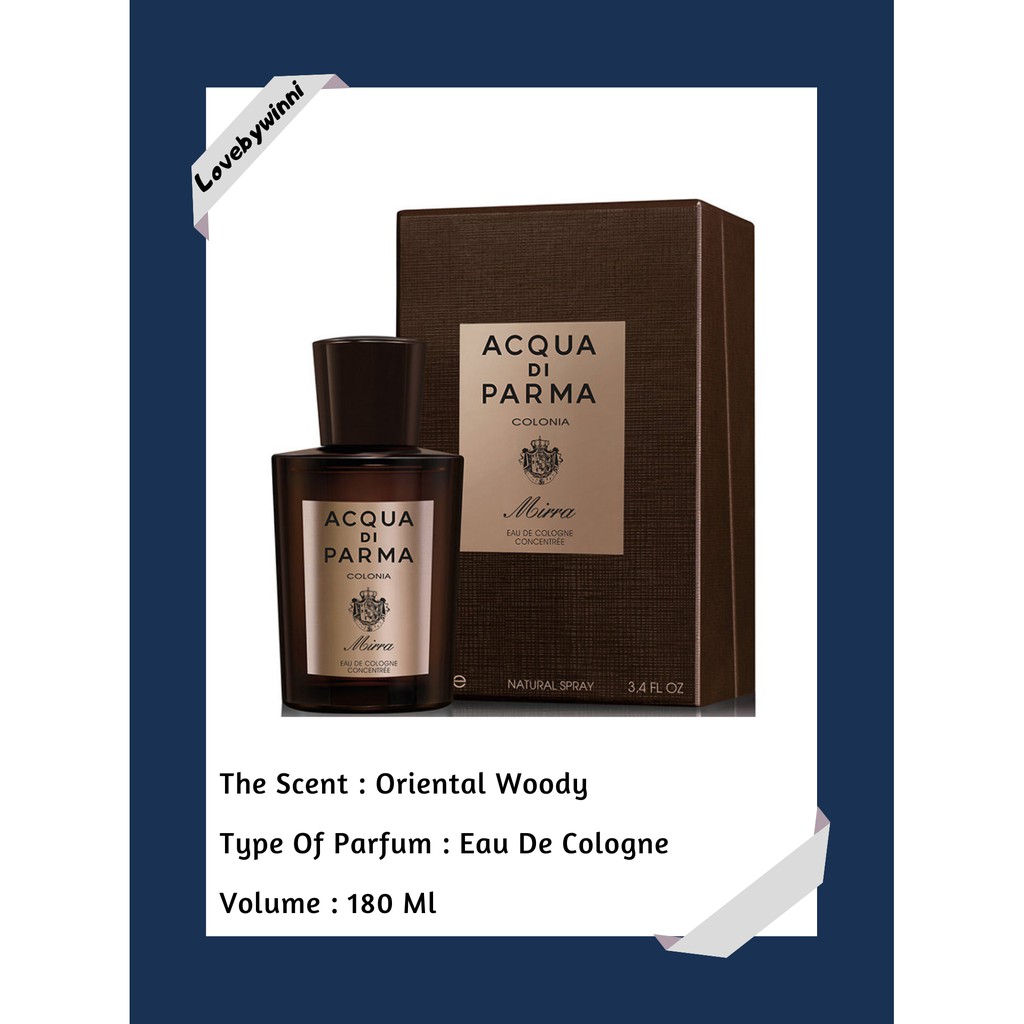 Jual Acqua di Parma Colonia Mirra Cologne 180Ml | Shopee Indonesia