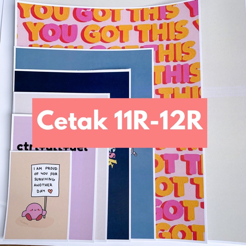 Jual Cetak 8R 10R 11R 12R Foto dan Poster | Shopee Indonesia