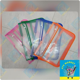 Jual Map Kancing / Tas Dokumen Kancing 2 & 4 Zipper Warna | Shopee ...