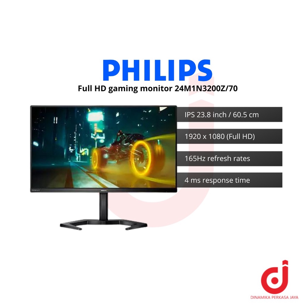 Jual Monitor LED Philips 24M1N3200 24" IPS 1080p 165Hz HDMi DP Speaker ...