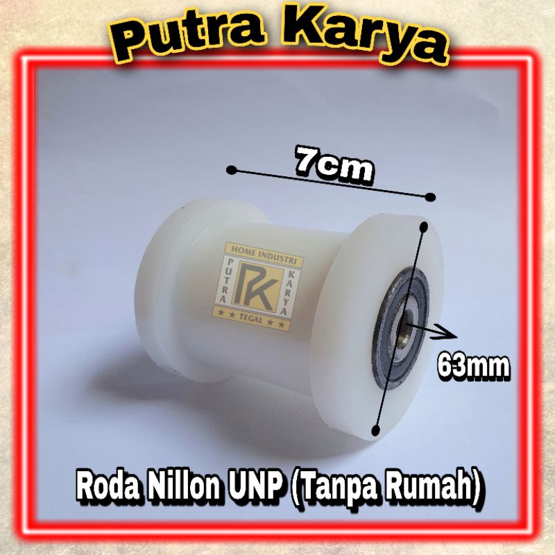 Jual Roda Pagar Besi UNP Nillon 7cm (Tanpa Rumah) . | Shopee Indonesia