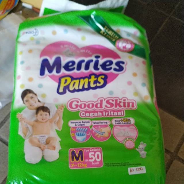 Jual Popok merries pants M50 | Shopee Indonesia