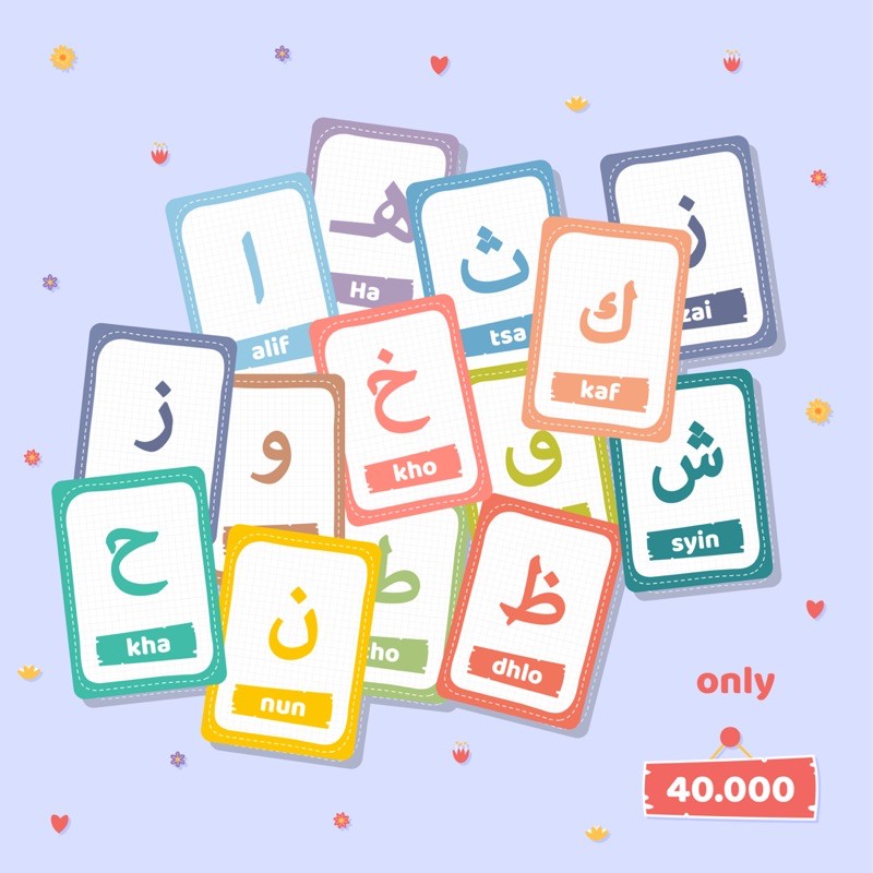 Jual Flash Card Huruf Hijaiyah | Shopee Indonesia