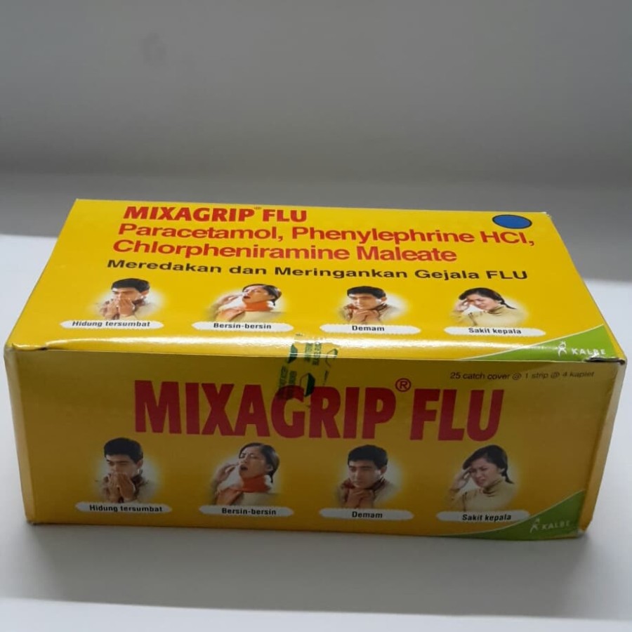 Jual Mixagrip Flu (1 box isi 25 catchover) | Shopee Indonesia