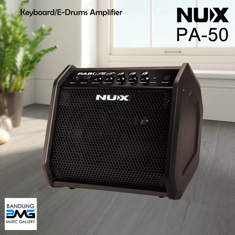 Jual NUX PA 50 Amplifier Keyboard-Drum Elektrik-Bass / PA50 Ampli ...