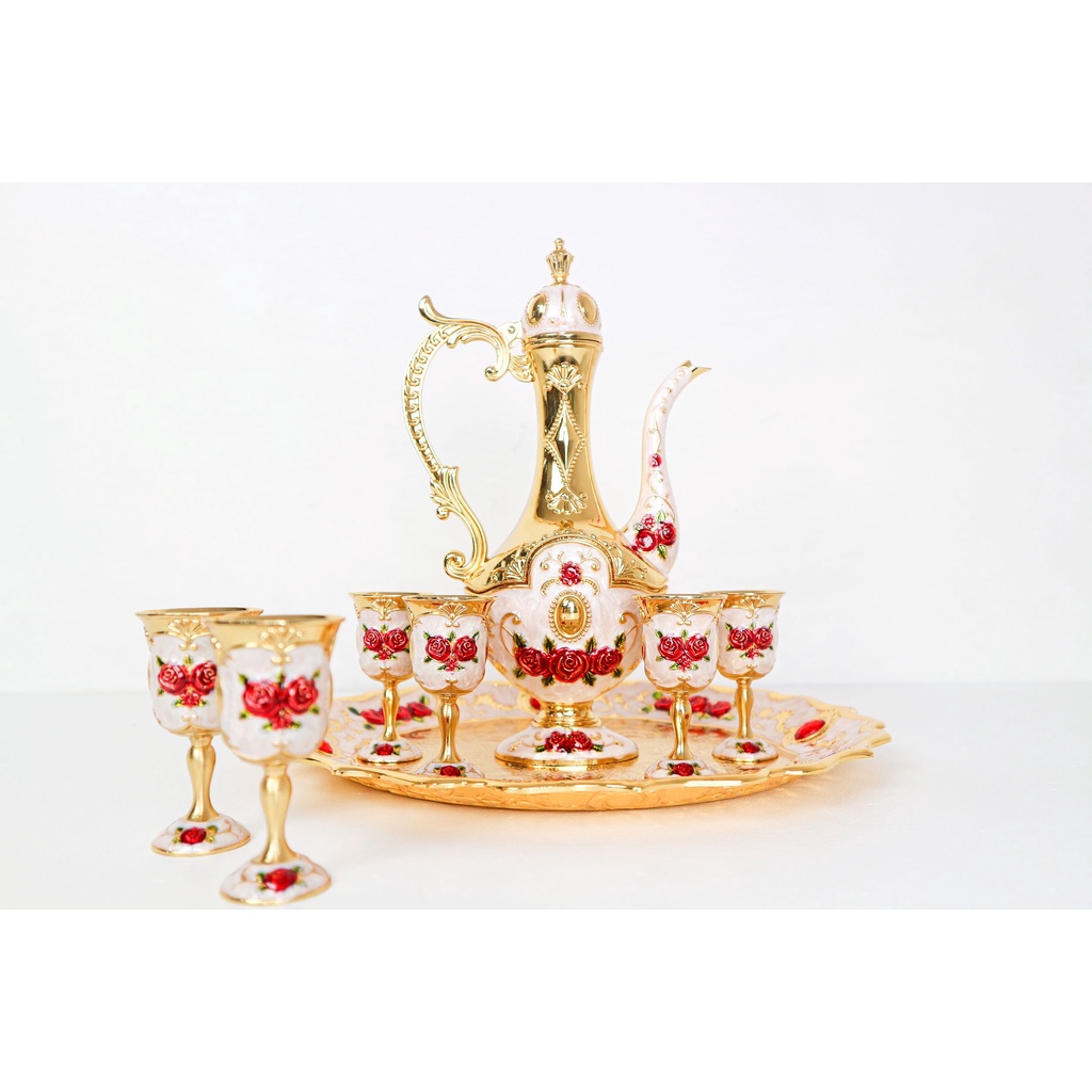 Jual Teko Emas Arab Set | Bahan Logam Gold | Oleh Oleh Haji&Umroh ...
