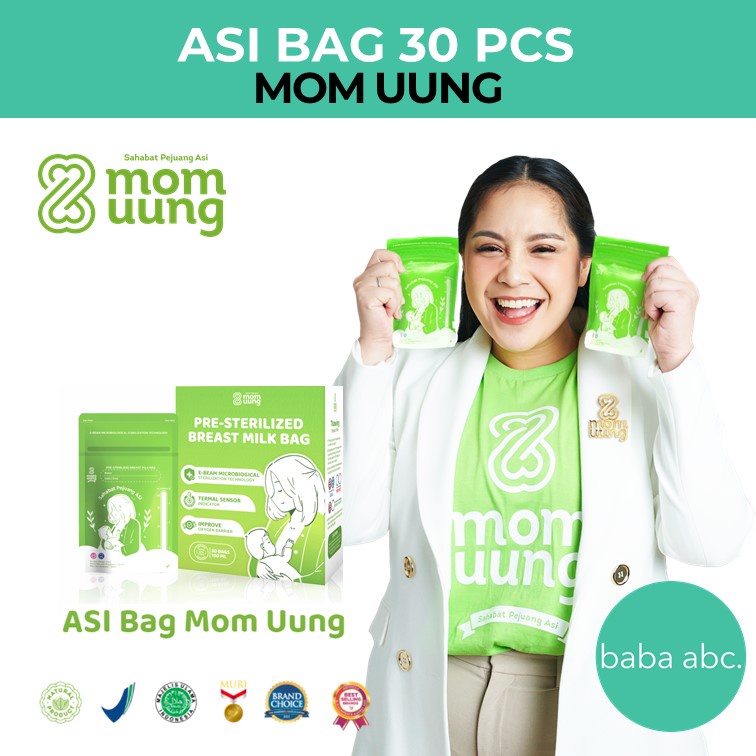 Jual Mom Uung Breast Milk Storage Bags Kantong ASI Bag 100 ml Isi 30 pcs | Shopee Indonesia