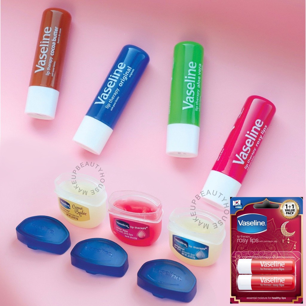 [BPOM] VASELINE Lip Therapy Balm Stick / Jar Mini | Shopee Indonesia