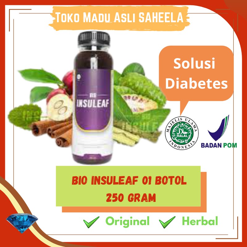 Jual BIO INSULEAF 250 ml ORIGINAL \\ Obat Herbal Diabetes | Shopee ...