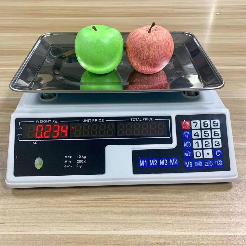 Jual Grocery - Timbangan Buah Digital Double Display 40kg/ Timbangan ...
