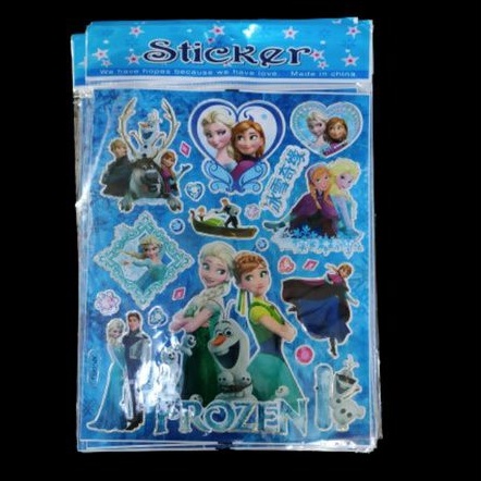 Jual Stiker Karakter Frozen Elsa Anna Indonesia|Shopee Indonesia