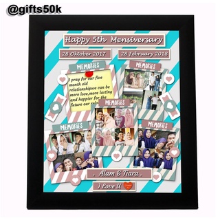 Jual Scrapframe Scrapbook kado ulangtahun / ulang tahun anniversary A4 ...
