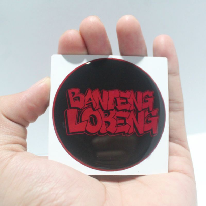 Jual Emblem sticker timbul resin lentur logo BANTENG LORENG PERSEKAT ...