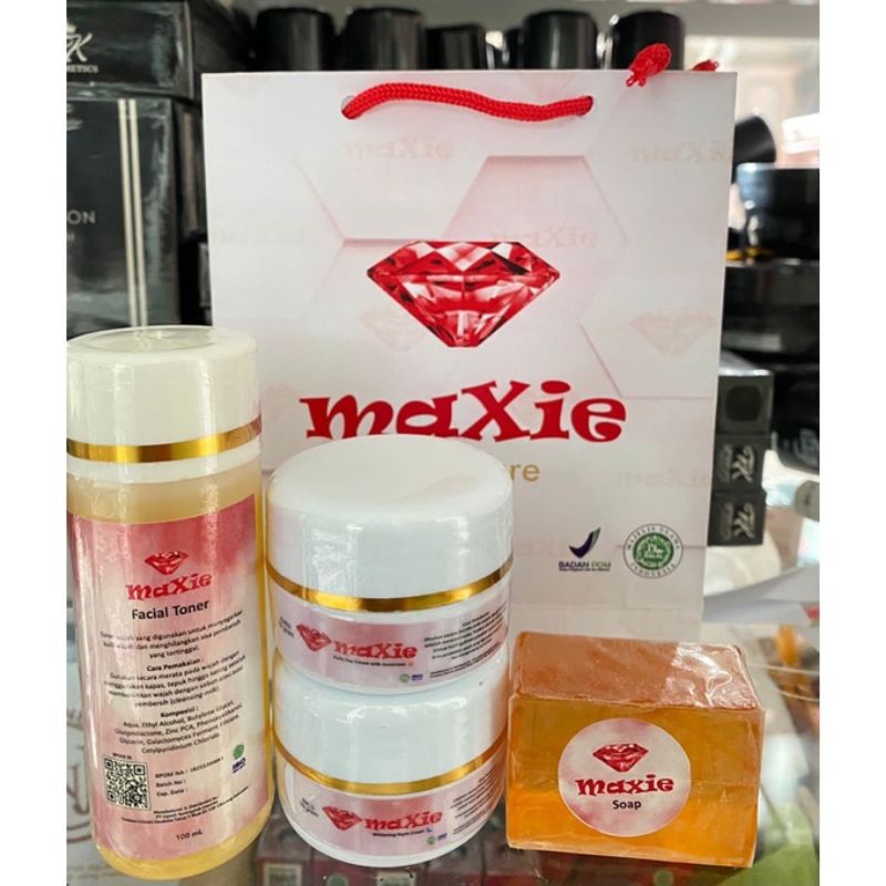 Jual Maxie Glow Skincare Original 100% EMBOS kemasan Terbaru | Shopee ...