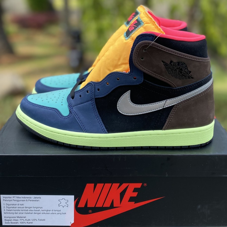 Jual Nike Air Jordan 1 High OG Tokyo Bio Hack Original | Shopee Indonesia