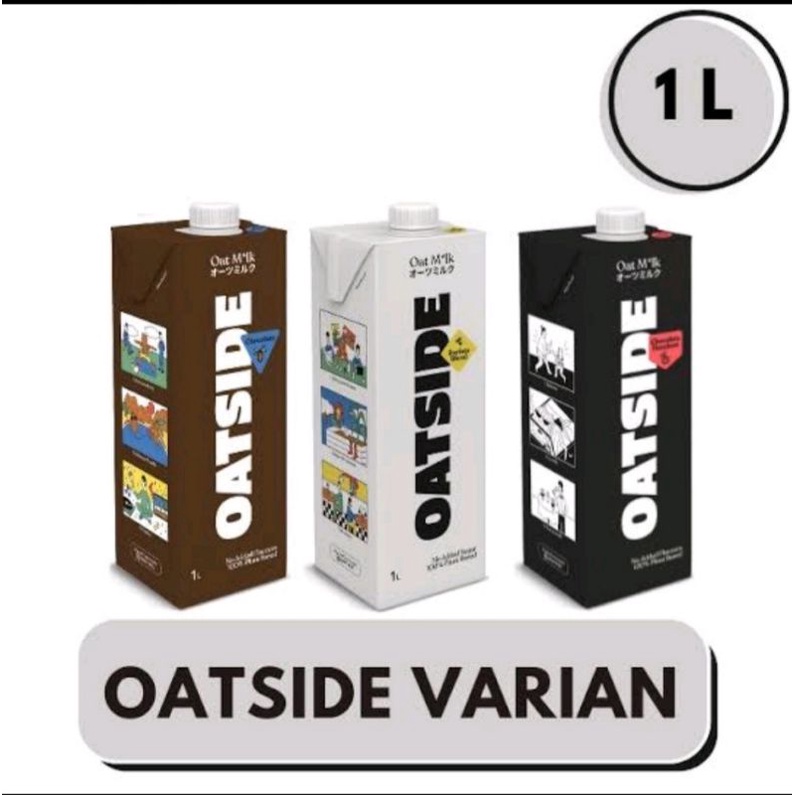 Jual OATSIDE BARISTA BLEND 1 LITER - SUSU OAT - PLANT BASED MILK | Shopee Indonesia