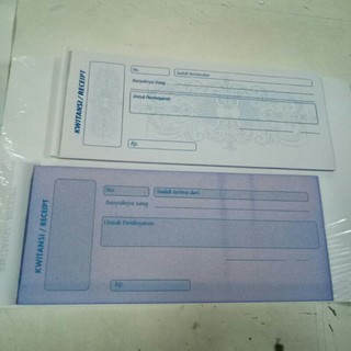 Jual Buku Kwitansi Panjang Rangkap 2 ( NCR 2 Ply ) | Shopee Indonesia