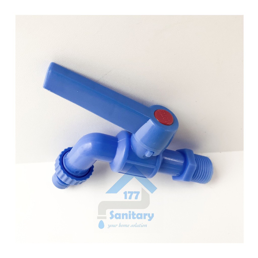 Jual Kran TAMAN Plastik Murah ENGKOL 1/2 Inch LTS-Keran Air Kran Tembok ...