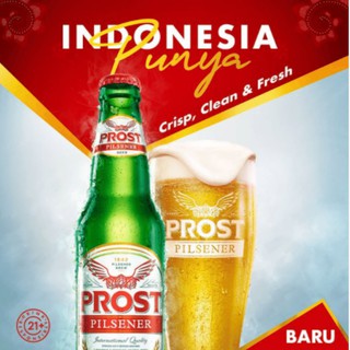 Jual Prost Pilsener Beer 620 ml Bottle - Bir Pilsner merah baru isi 12 ...