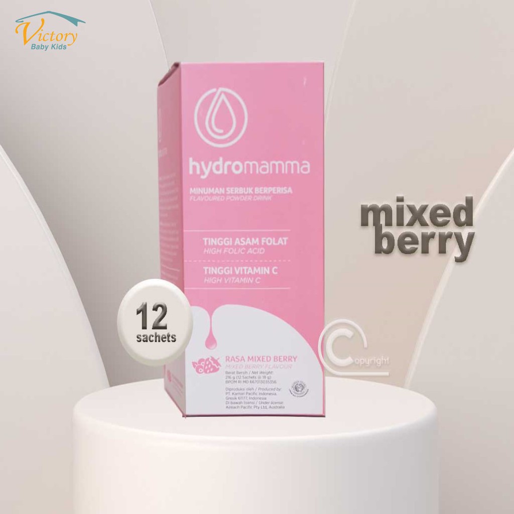 Jual Hydromamma Mixed Berry Folic Acid VIT C Hydromama Hydro Mamma Mama ...