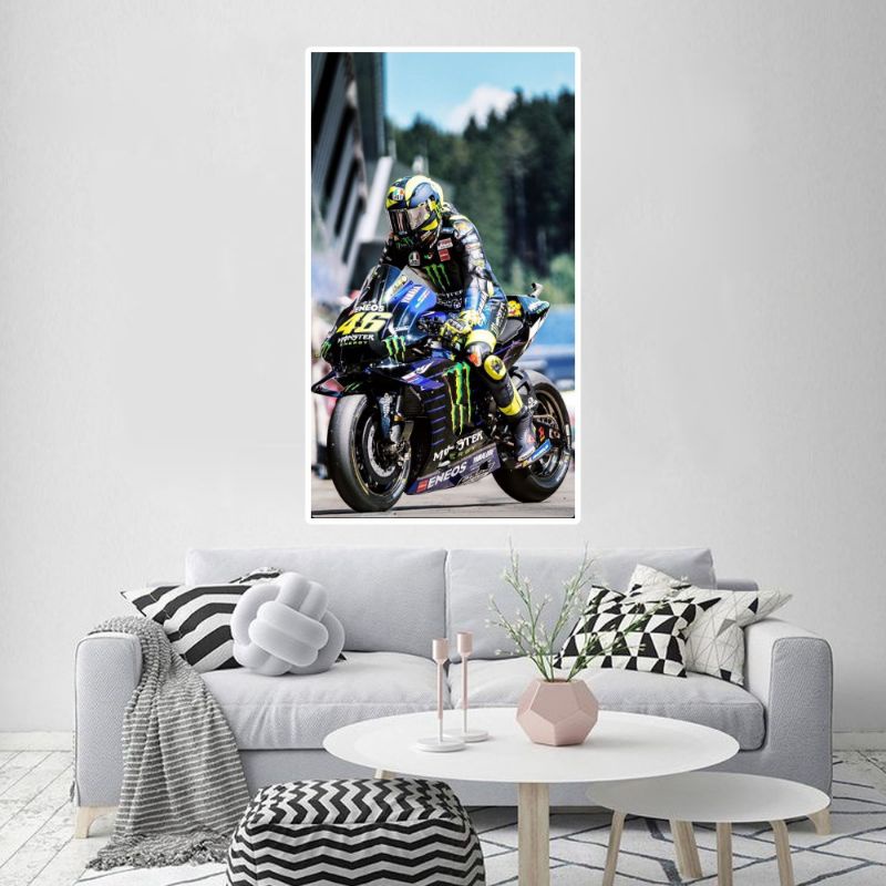 Jual poster dinding rossi ukuran 70x100cm tanpa bingkai | Shopee Indonesia