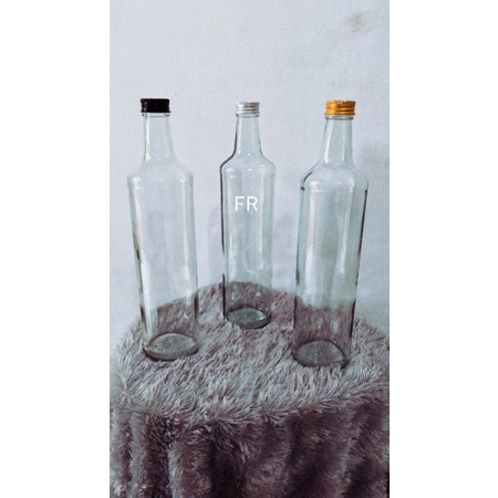 Jual botol kaca 650ml botol polos botol syrup tutup alumunium | Shopee ...