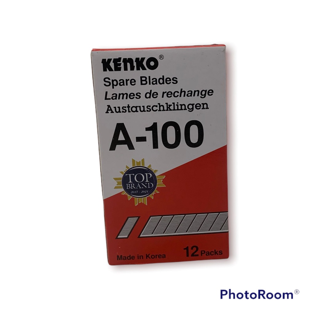 Jual Isi Cutter / Anak Cutter Kecil KENKO A-100(1 Kotak isi 12 pack ...