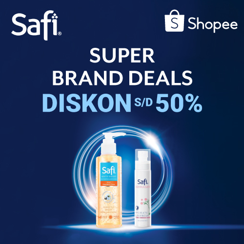 Safi Super Brand Deals Diskon S/D 50% | 10 - 12 Ags