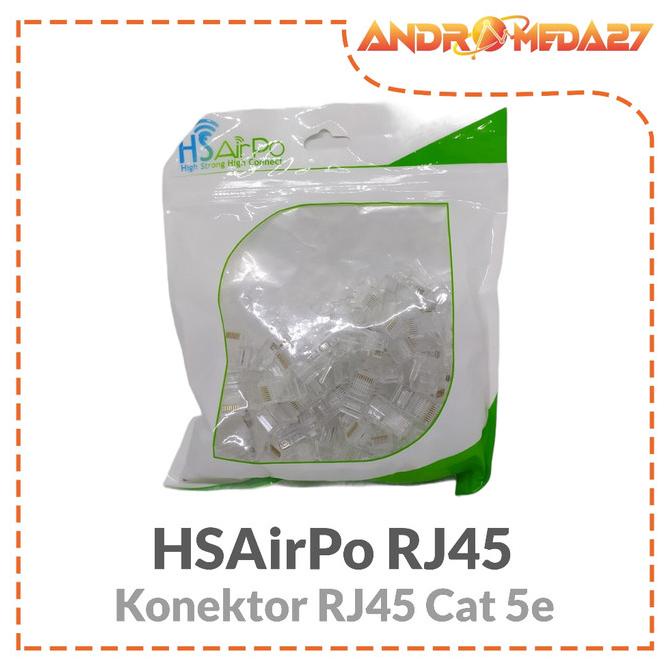 Jual Connector Rj45 Utp Cat5E Hs Airpo - Konektor Rj45 Hs Airpo Cat 5E ...