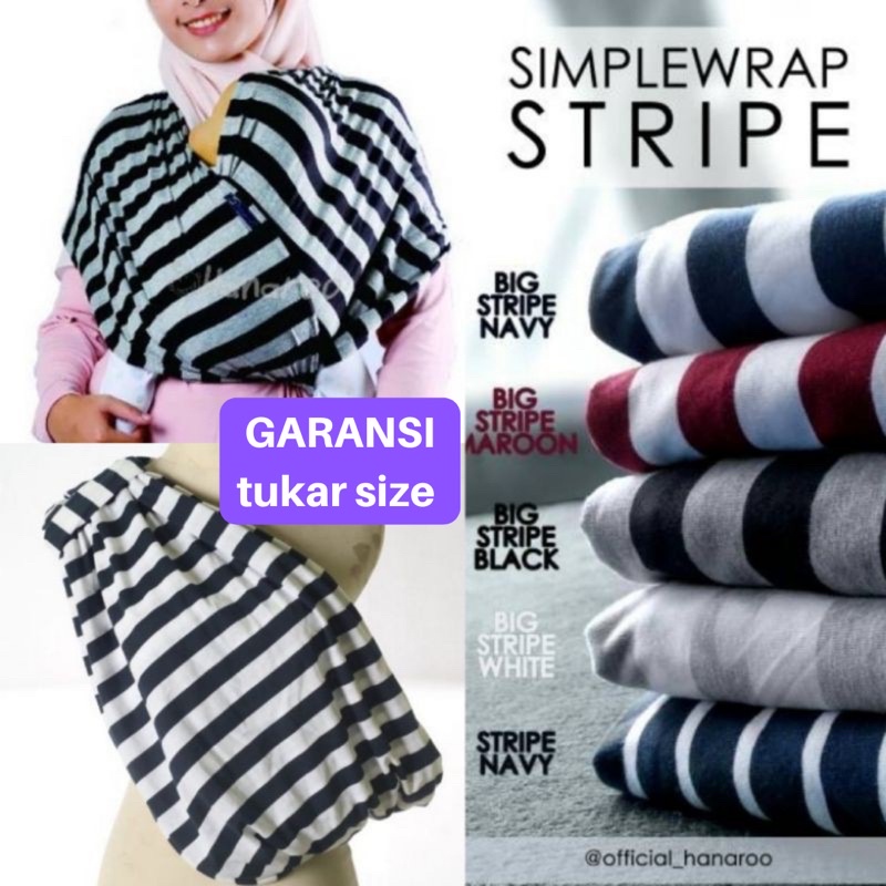 Jual Hanaroo Simple Wrap 2 in 1 Geos Instan Salur | Shopee Indonesia