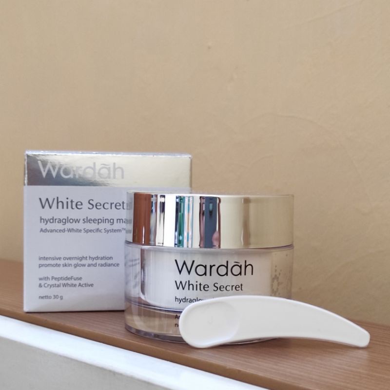 Jual Wardah White Secret HydraGlow Sleeping Mask 30 g | Shopee Indonesia