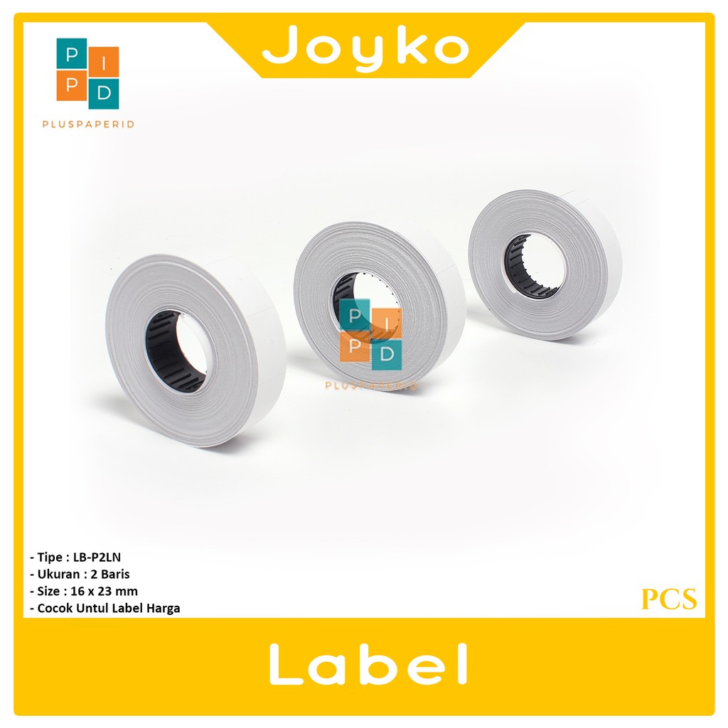 Jual JOYKO - Label Harga 2 Baris LB-P2LN Merah - Slop | Shopee Indonesia