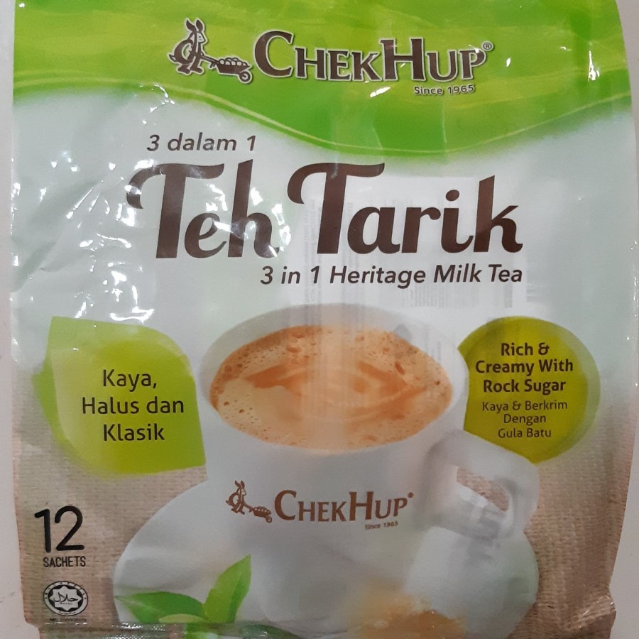 Jual chekhup 3in1 heritage milk tea chek hup 3 in 1 teh tarik | Shopee ...