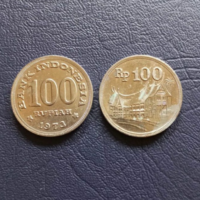 Jual Uang koin kuno 100 rupiah rumah gadang tebal emisi tahun 1973 (2 koin) | Shopee Indonesia