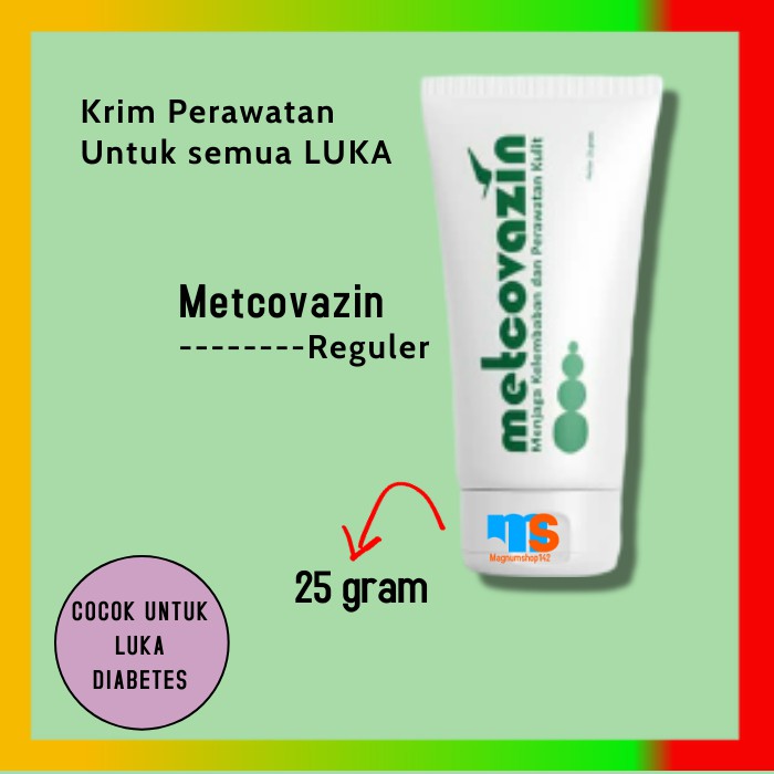 Jual Metcovazin Reguler 25gr Salep segala jenis obat luka cocok luka ...