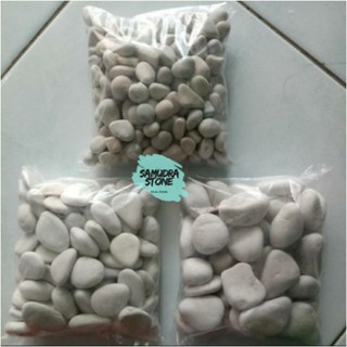 Jual Batu koral putih 1kg/Batu Hias Taman Putih kupang | Shopee Indonesia