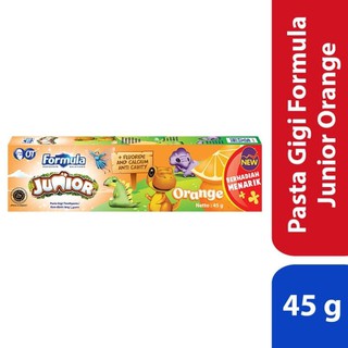 Jual FORMULA PASTA GIGI JUNIOR ORANGE 45G | Shopee Indonesia