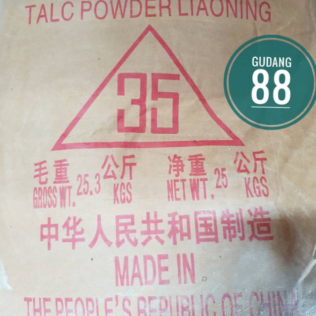 Jual Talc Liaoning Powder 1sak @25kg Untuk Campuran Resin | Shopee Indonesia