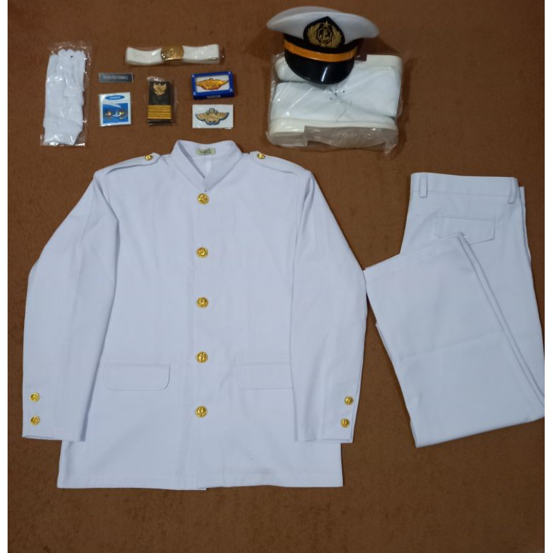 JAS NIKAH PELAUT WEDDING JAS SAILOR SERAGAM PERNIKAHAN PELAUT JAS ...