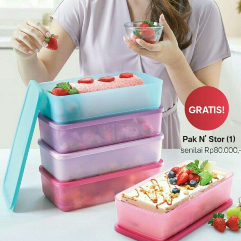 Jual Pak N' Stor Set Tupperware (1), wadah cantik yang multifungsi ...