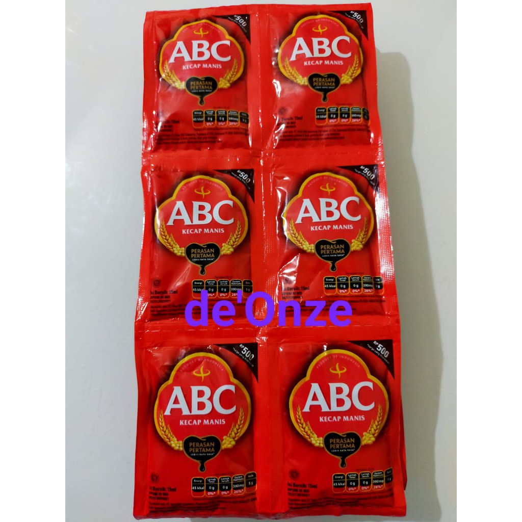Jual ABC Kecap Manis Sachet 12x15ml | Shopee Indonesia