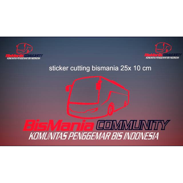 Jual Sticker bismania/busmania cutting | Shopee Indonesia