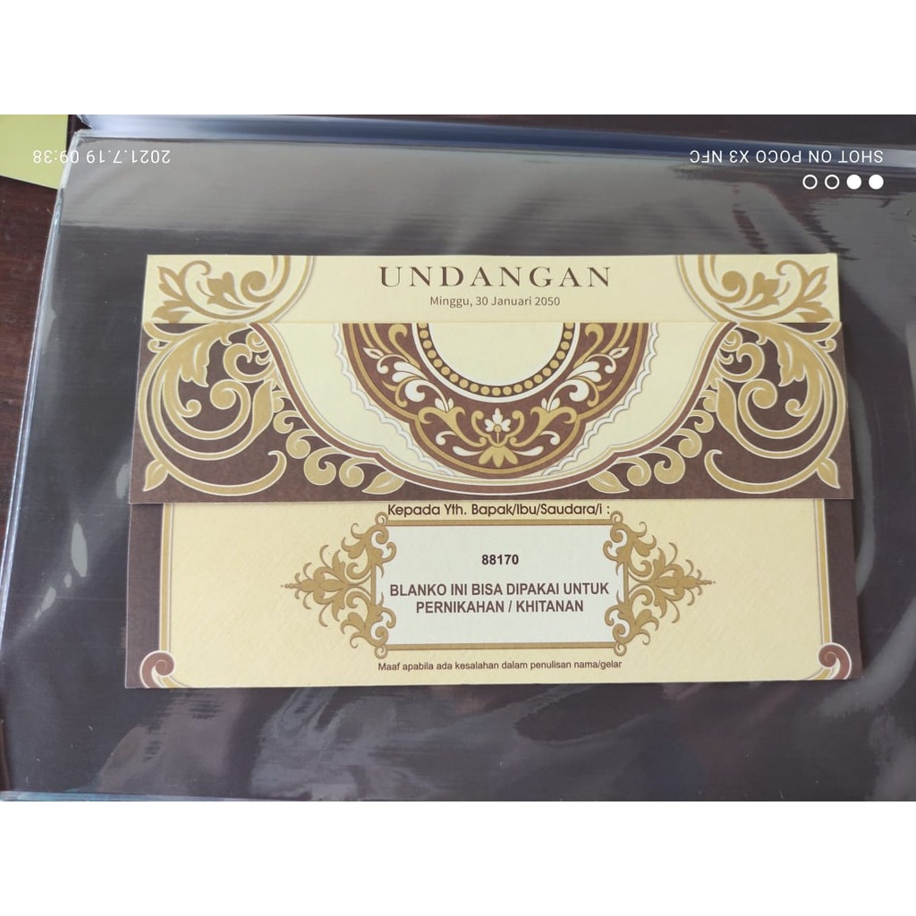 Jual UNDANGAN BLANGKO ERBA 88170 | Shopee Indonesia