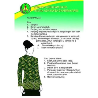 Jual SERAGAM IAD KEJAKSAAN | KAIN BAHAN BATIK PAKAIAN SERAGAM BATIK ...
