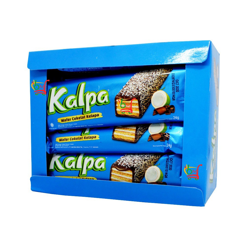 Jual KALPA WAFER COKLAT KELAPA 22GR (1PACK 12S) | Shopee Indonesia