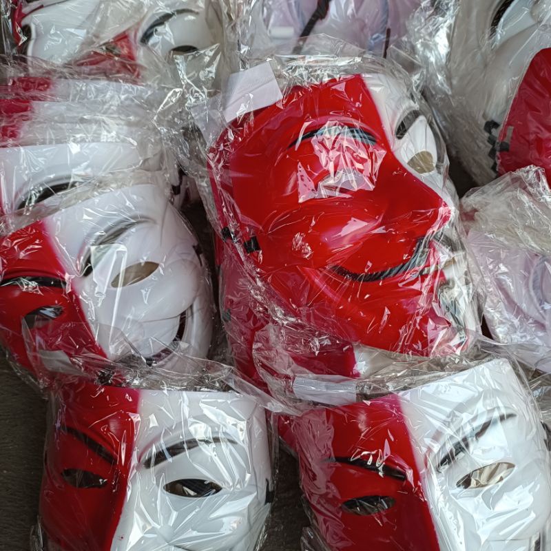 Jual topeng Joker warna merah putih | Shopee Indonesia