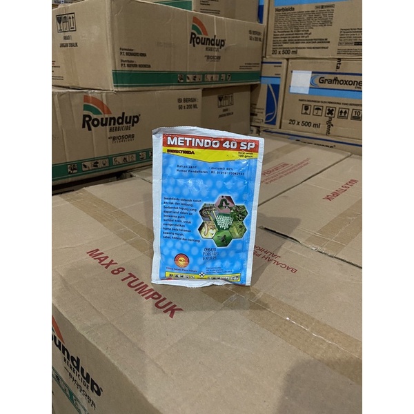 Jual insektisida metindo 100sp metomil 40sp metindo obat ulat | Shopee ...