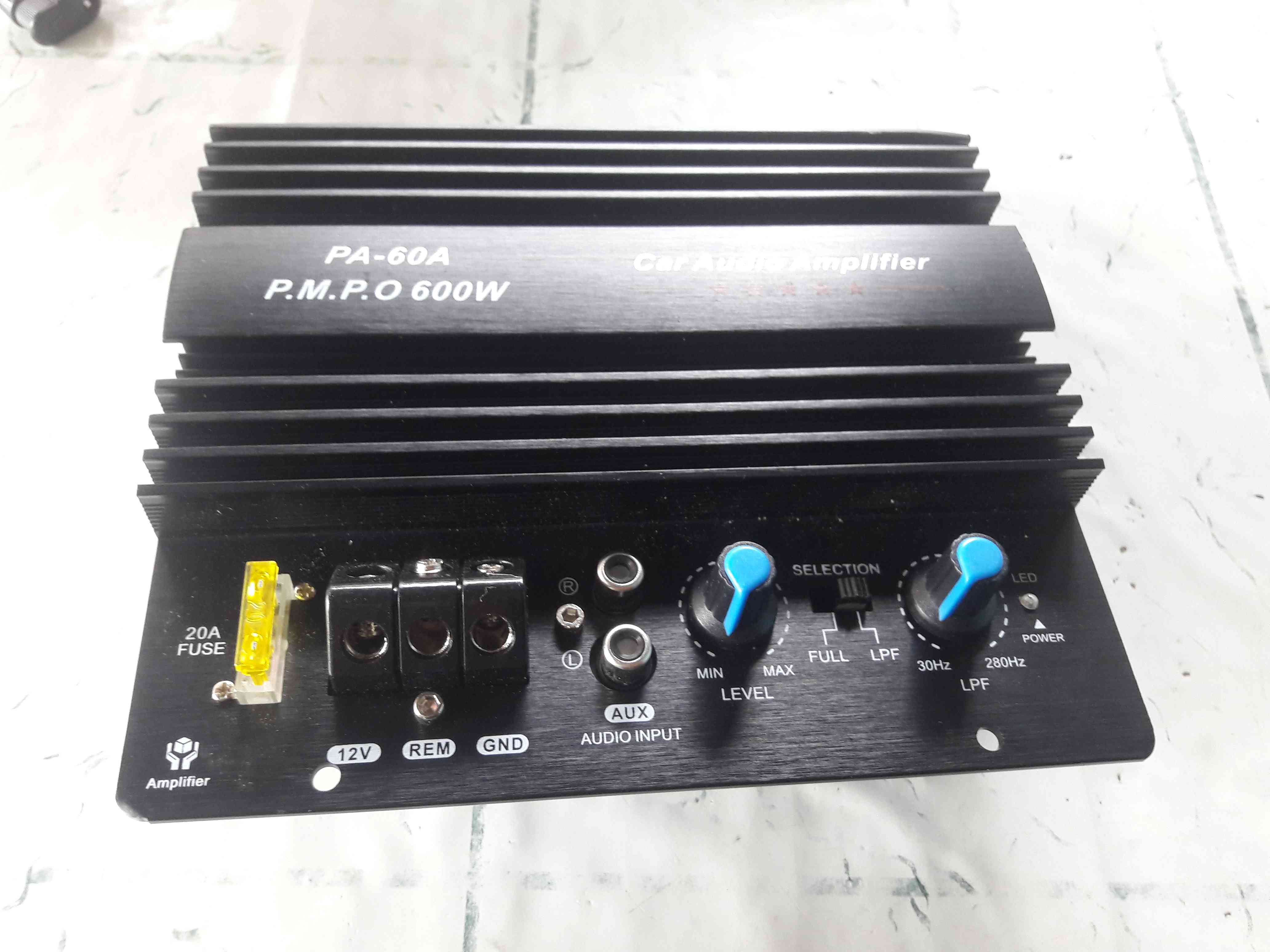 Amplifier Mobil Monoblok Subwoofer High Power Mono 12V 600W pa-60d ...