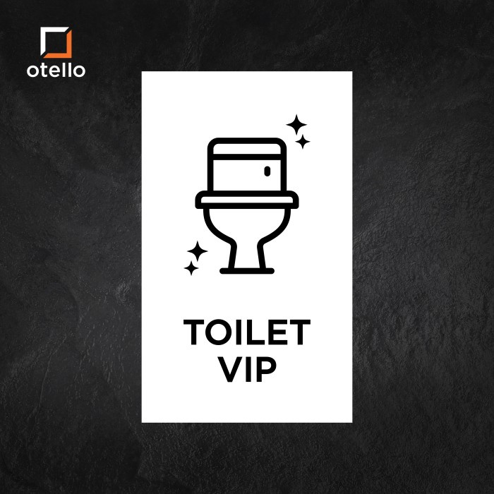 Jual Toilet VIP Sign Board Akrilik Print UV Papan Petunjuk Signage ...
