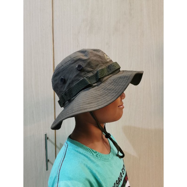 Jual JUNGLE HAT TOPI RIMBA AREI BORNEO // JUNGLE HAT TOPI RIMBA AREI ...